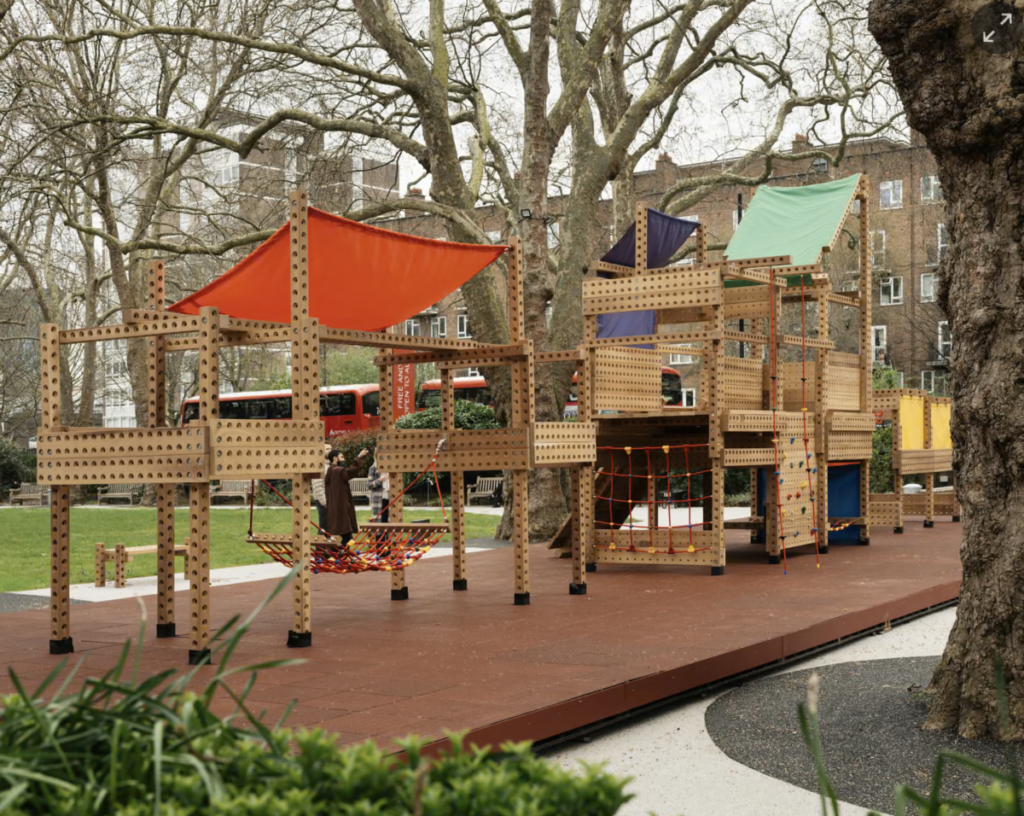 Modular Timber Playgrounds Designed for Rapid Use in Disaster Zones